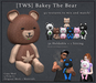 Second Life Marketplace - [TWS] Bakey the Bear